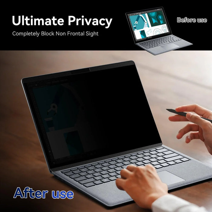Protescreen laptop privacy screen magnetic design for surface laptop