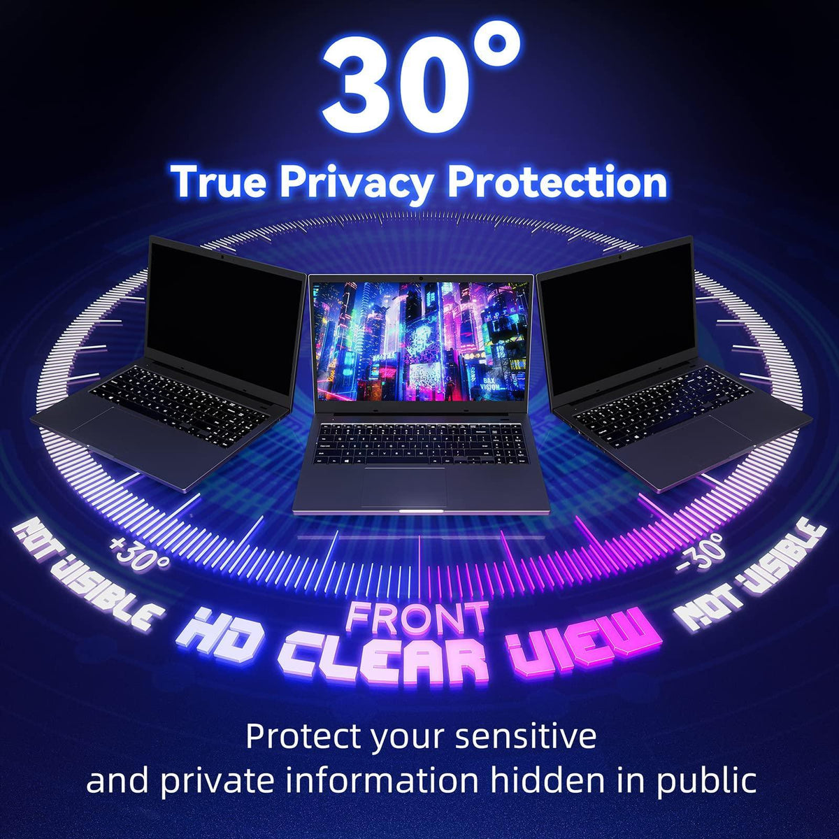 Protescreen laptop privacy screen 14 inch Blue Light & Glare Filter（2pack)